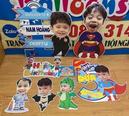 Chibi sinh nhật cho bé, thiết kế chibi sinh nhật theo chủ đề - Decor ...